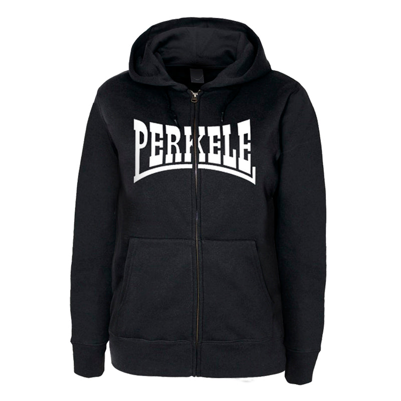 Sudadera con cremallera PERKELE logo – Liquidación Sabandijas